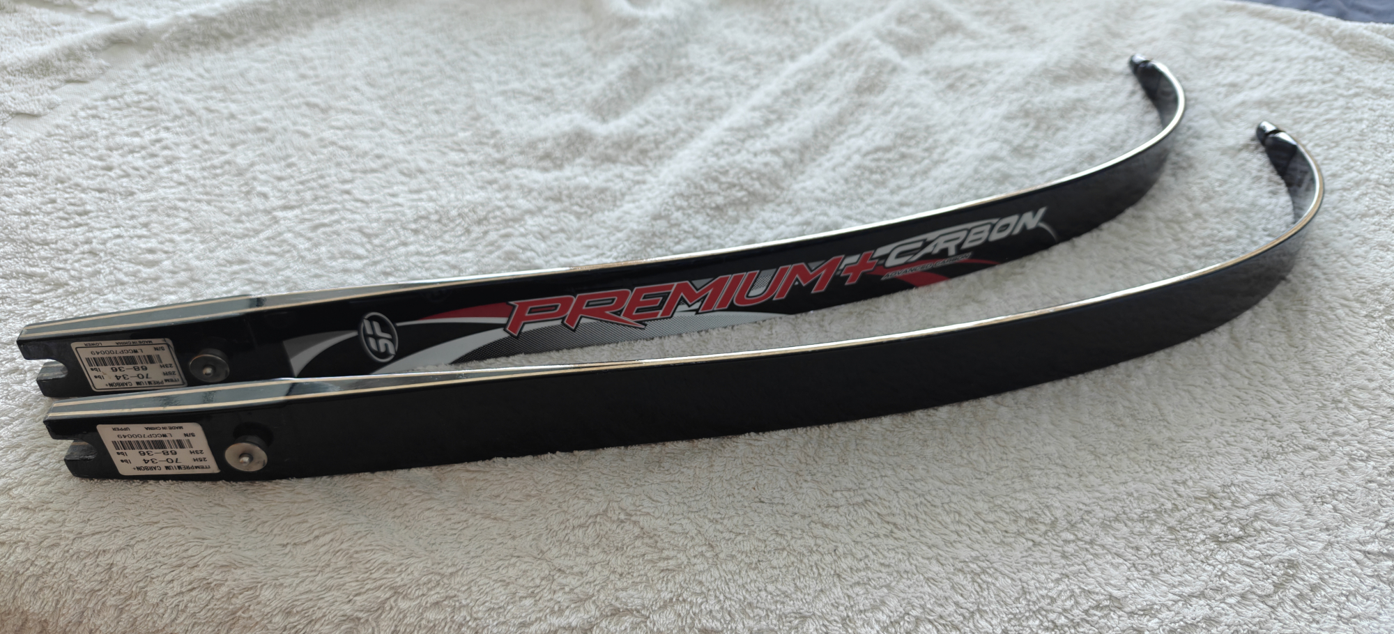 Sell My Bow - 70" 34# SF Archery Premium Carbon+ Limbs